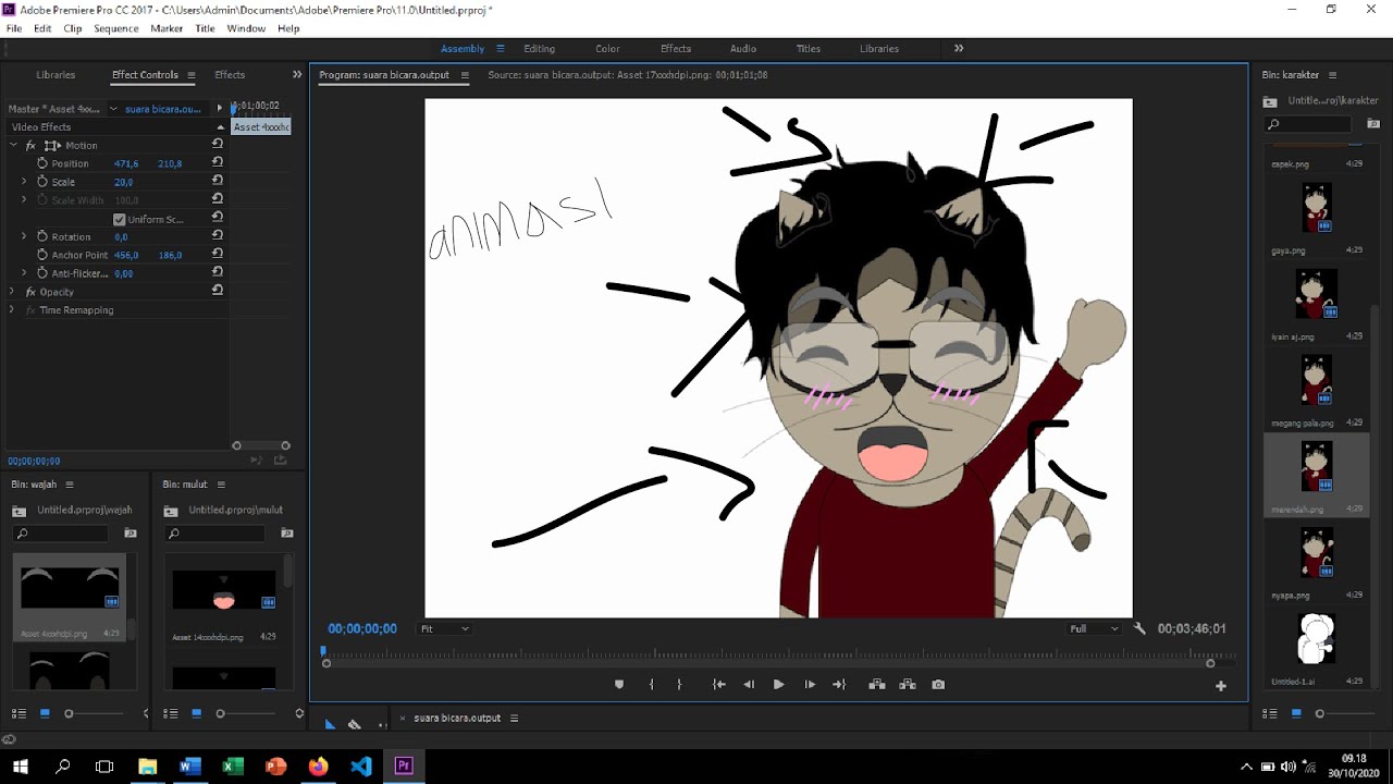 animasi curhat - YouTube