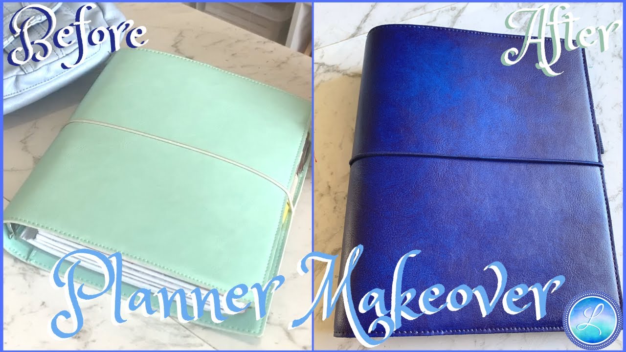 PLANNERS | Planner Makeover | How To Paint A Planner - YouTube