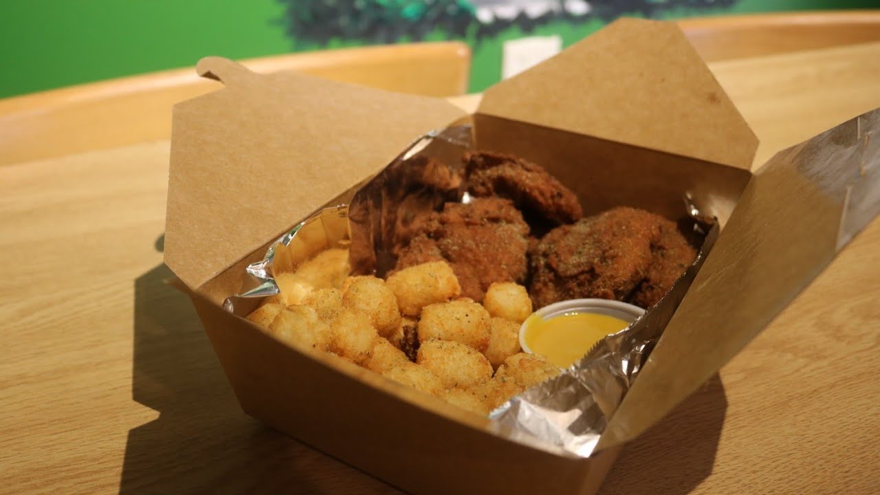 Grub factory Vegan chicken nugget Vlog and Mukbang! - YouTube