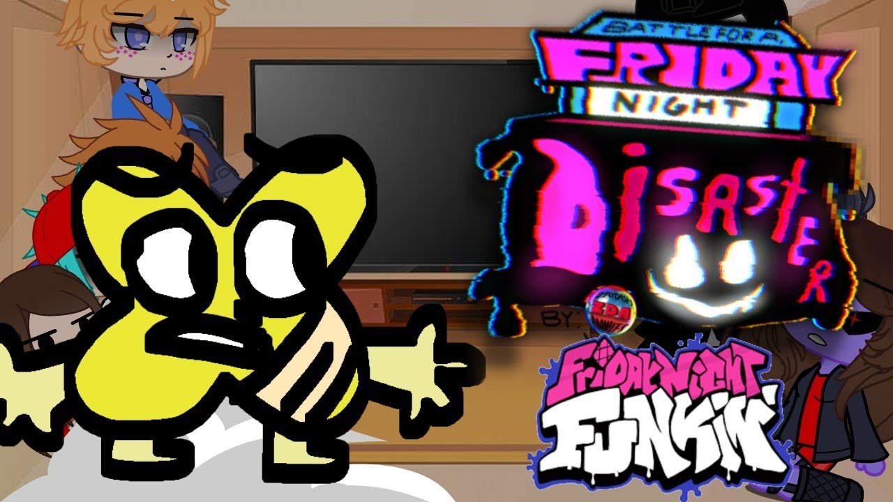 Friday Night Funkin Reacts To Battle For Corrupted Island 2 0 Vs Bfdi