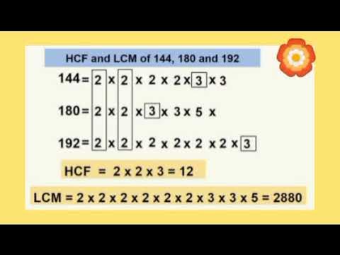 Relationship between LCM and HCF #Mathematics - YouTube