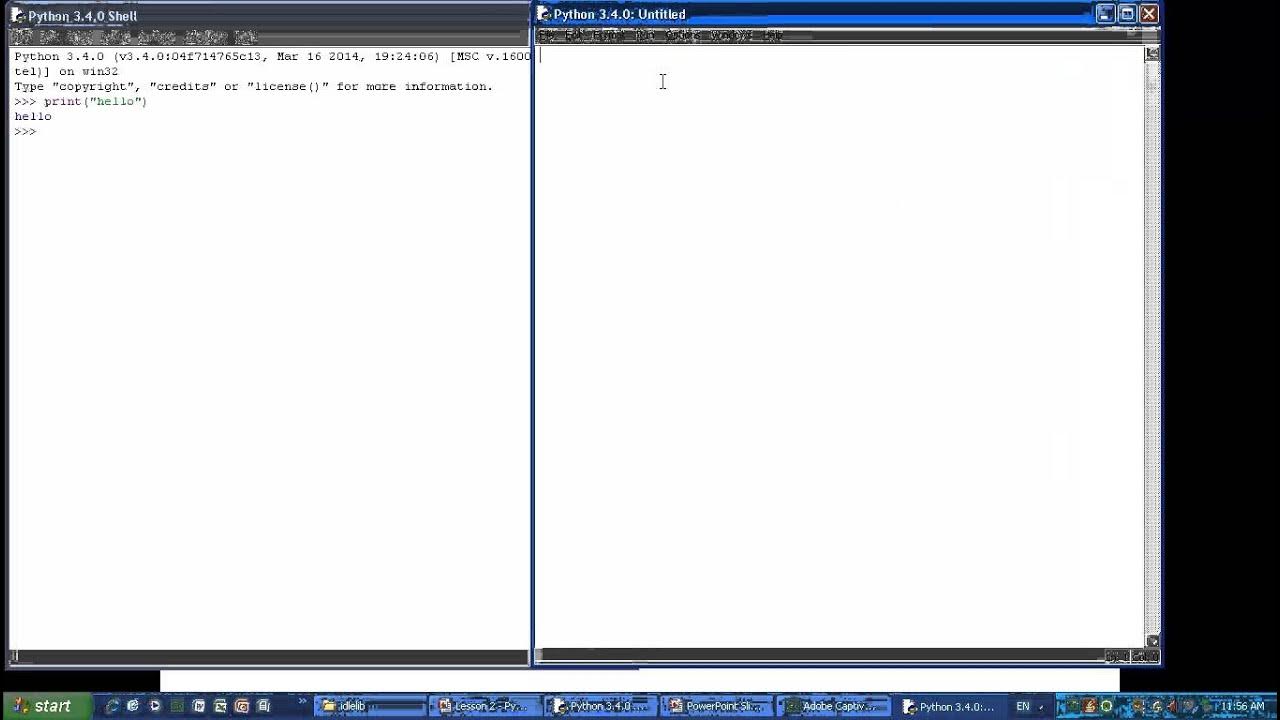 ICS2O - Lesson 20 - IDLE IDE - YouTube