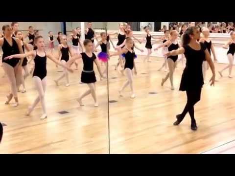 Reverence for the first time as real ballet students with a real ...