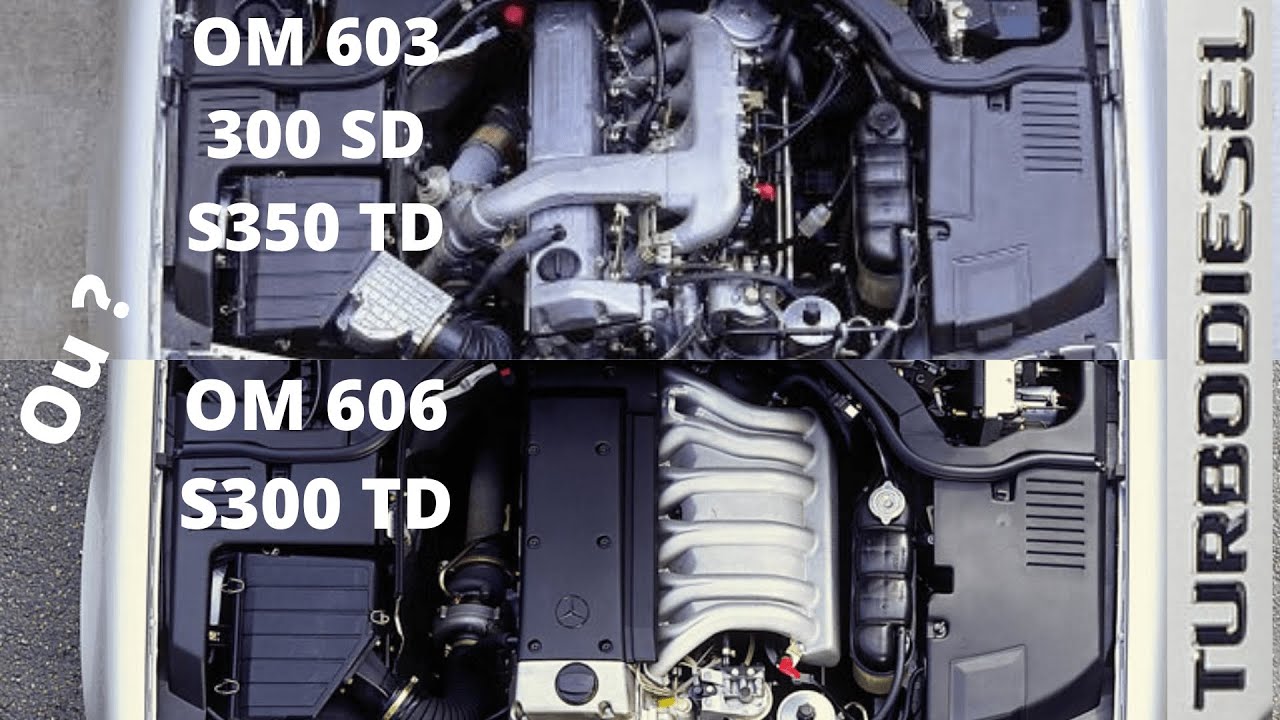 3.5L OM603 ou 3.0L OM606 ? - YouTube