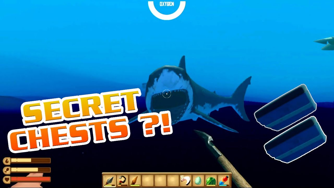 SECRET CHEST UNDERWATER WITHOUT ISLAND ?! RAFT GAMEPLAY - YouTube