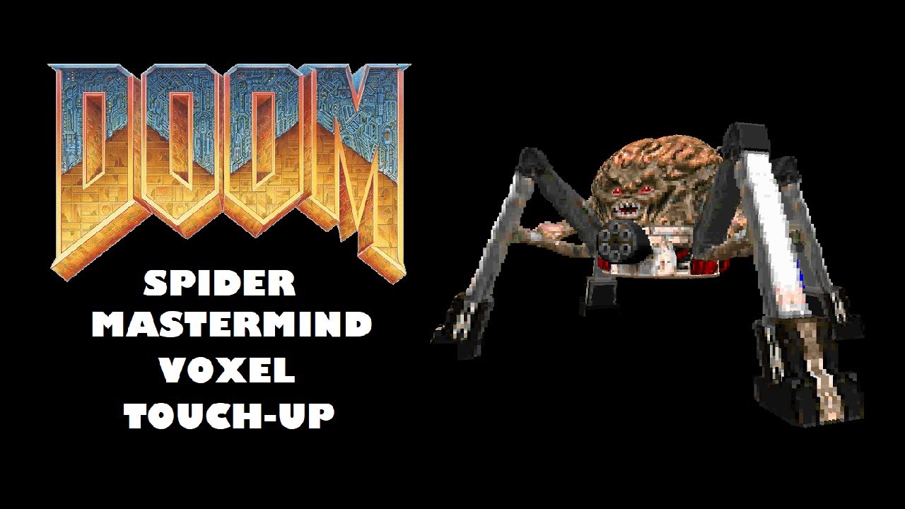 Voxel Timelapse - Touch-Up of the Spider Mastermind - YouTube