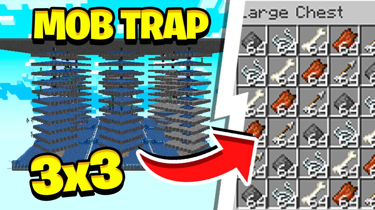 MELHOR MOB TRAP 3x3 DO MINECRAFT 1.21 !! - YouTube