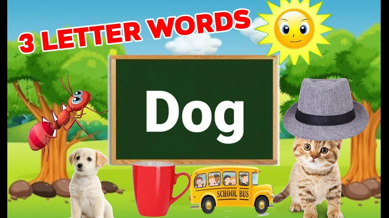 Three Letter Words Basic Three Letter Word With Picture Learn 3 three-letter-words-basic-three-letter-word-with-picture-learn-3
