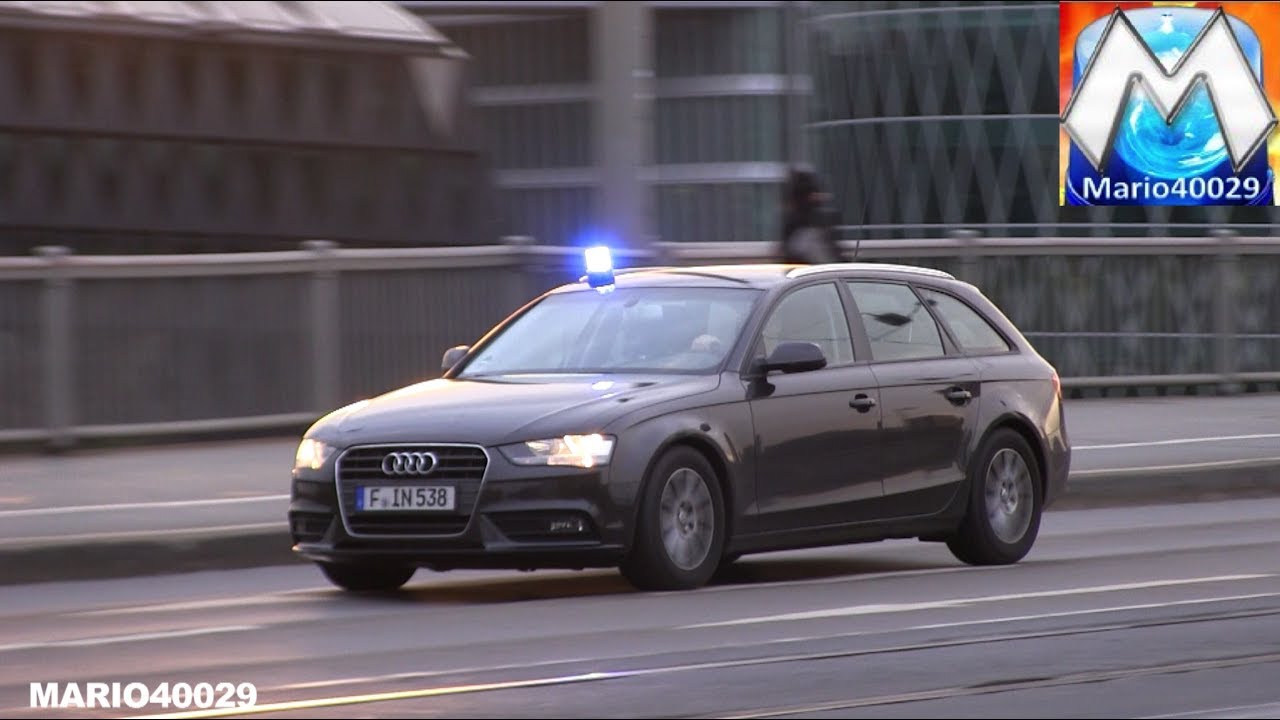 3x Zivilwagen Polizei Frankfurt - YouTube
