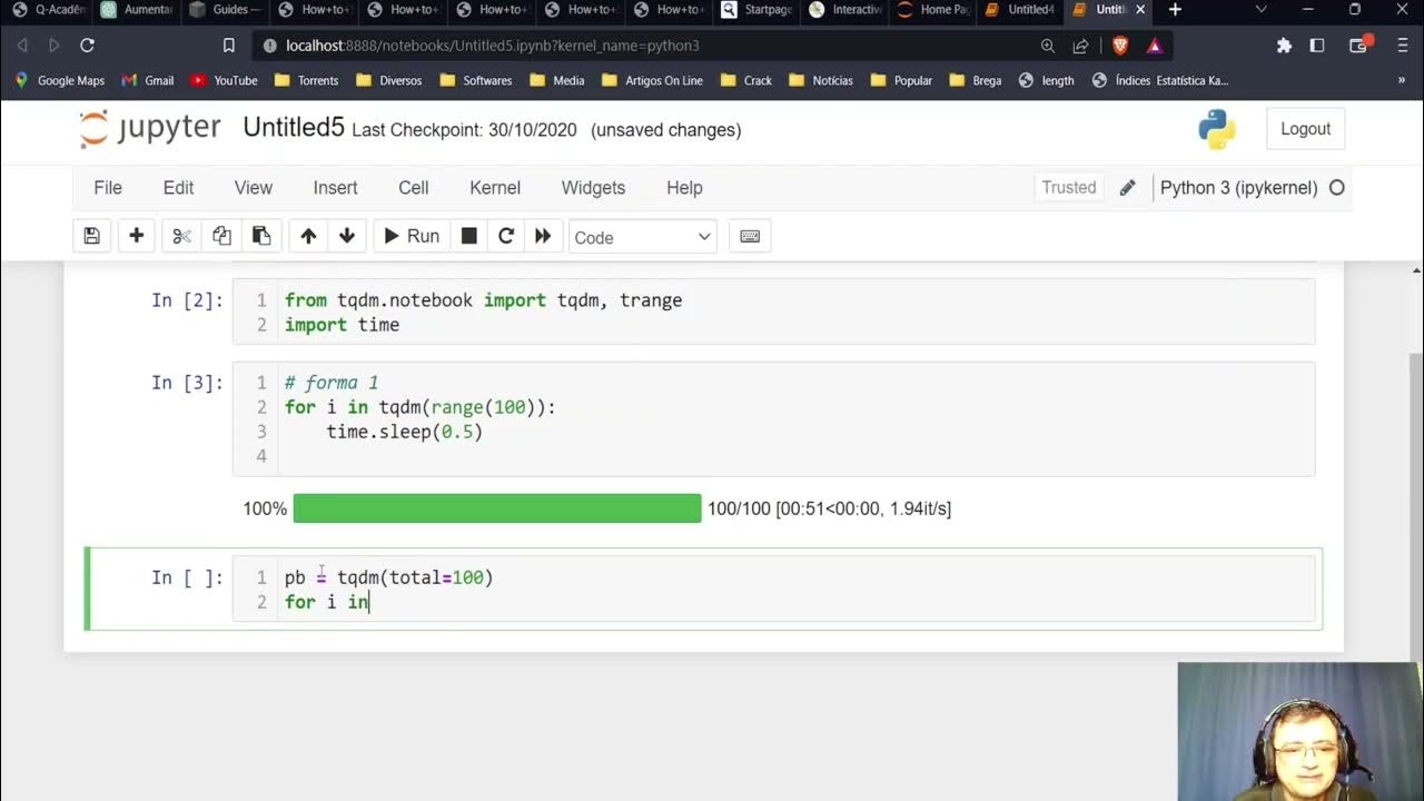 Dica 13 Como Fazer Uma Barra de Progresso em Python - YouTube