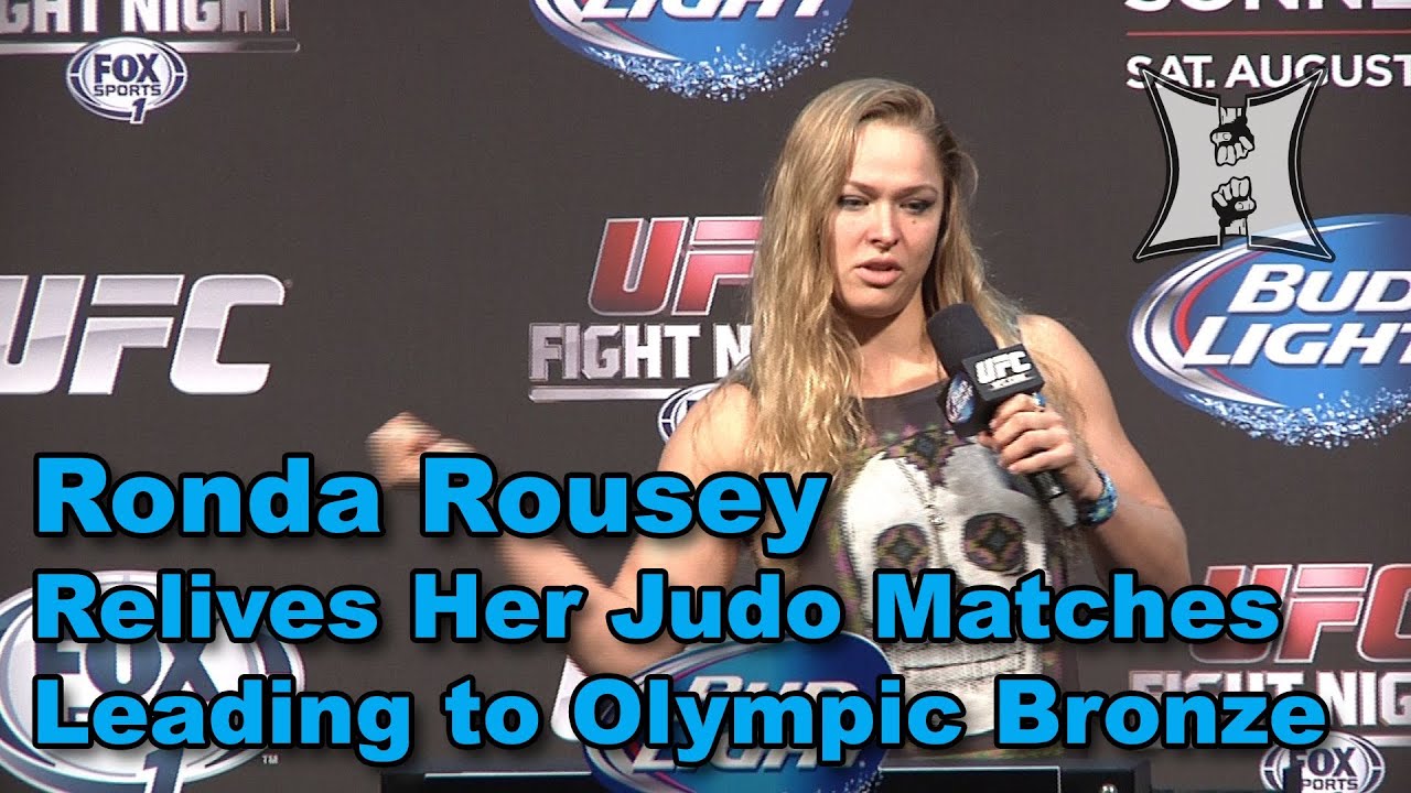 UFC's Ronda Rousey Relives Her Olympic Glory - YouTube