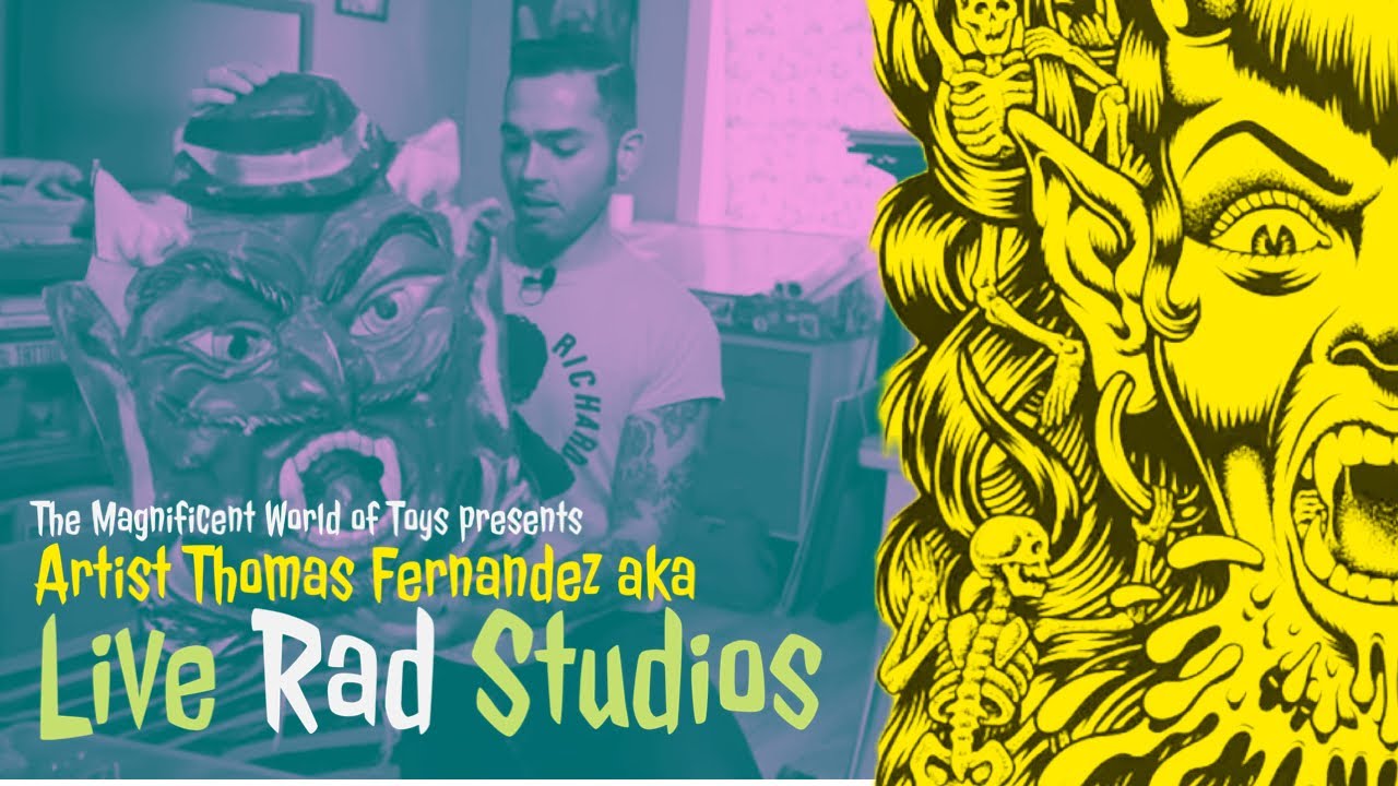 Skateboard Artist Thomas Fernandez aka Live Rad Studios - YouTube