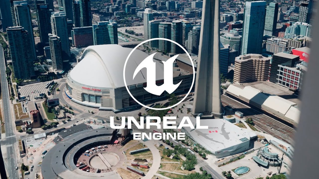 Toronto and building with an interior I UNREAL ENGINE 5 - YouTube