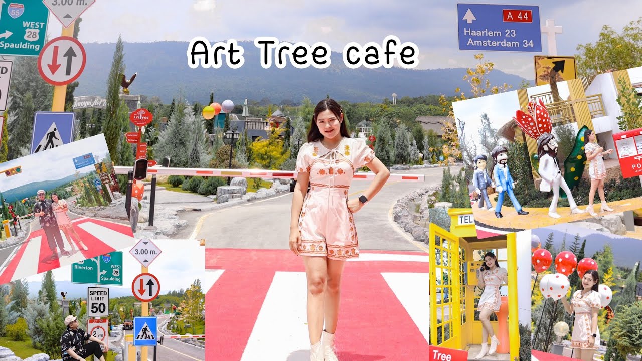 คาเฟ่เปิดใหม่ Art tree cafe เขาใหญ่ - YouTube