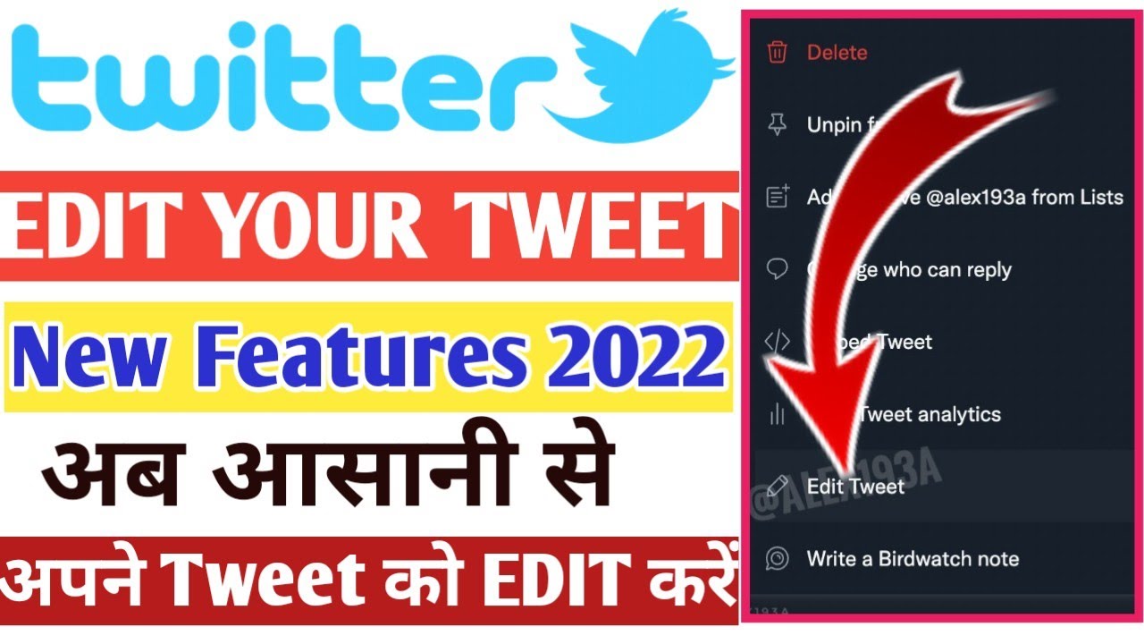 How to Edit Tweet on Twitter 2022 | Twitter New Update 2022 | Twitter ...