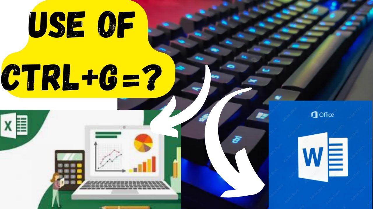 Use Of Ctrl+G In MS Word And MS Excel | Ctrl Shortcut Keys - YouTube
