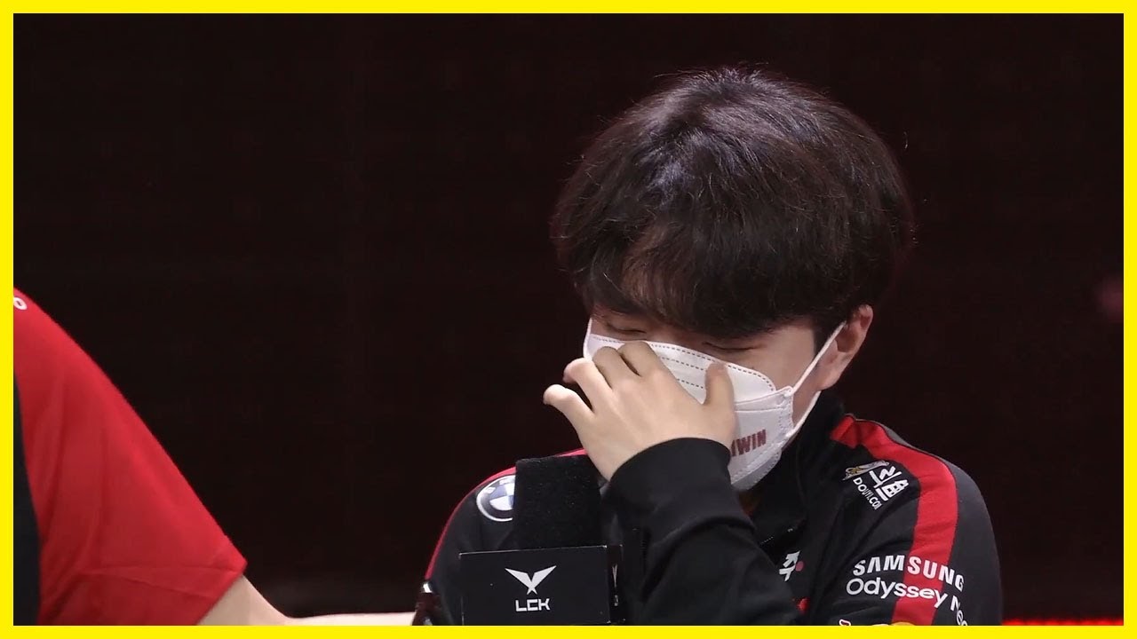 Keria Gets Emotional After Winning LCK - YouTube