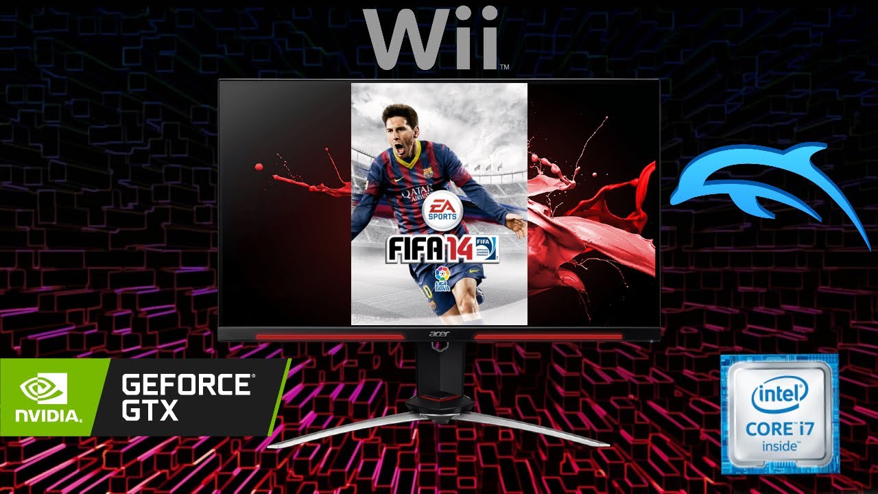 Fifa 14 - Wii Emulator - (Dolphin) - Gameplay #1 - YouTube