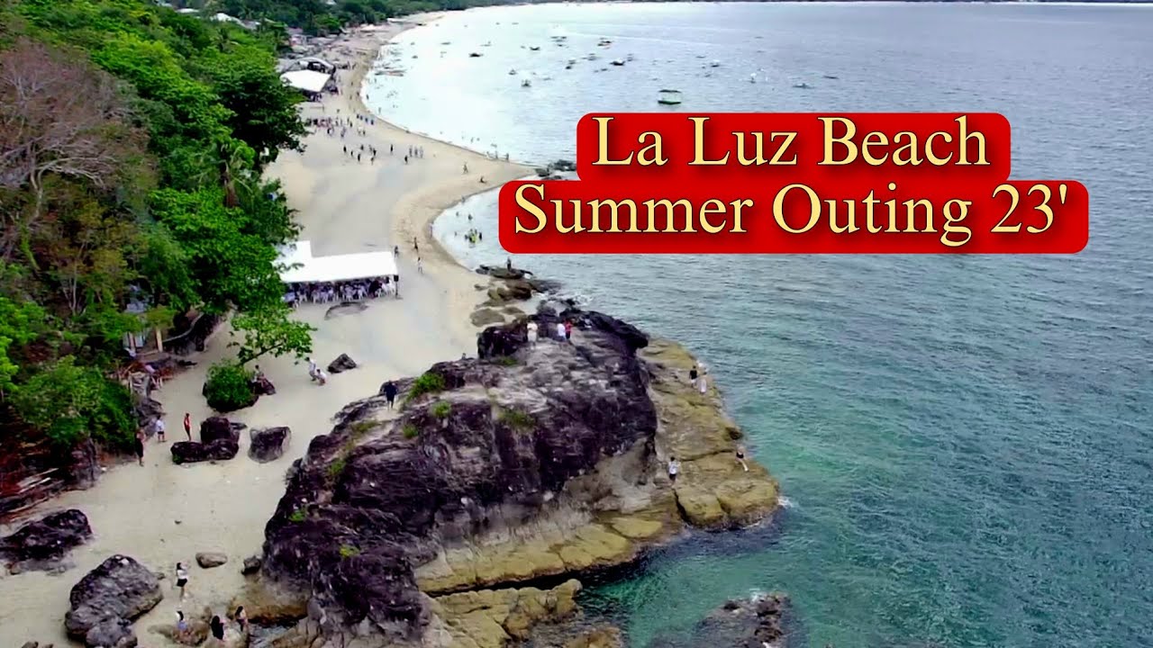 White sand beach sa Batangas ll La Luz Beach resort and spa - YouTube