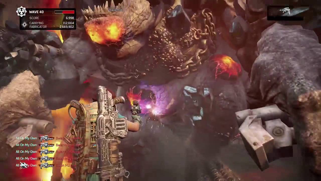 [Gears of War 4] Killing a Swarmak with the Repair Tool - YouTube
