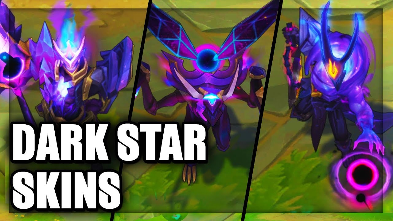 All Dark Star Skins Jarvan IV Kha'Zix Thresh Varus Orianna (League of ...