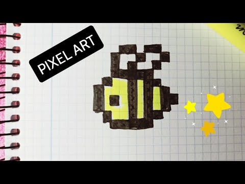 Abeja Pixel Art - YouTube