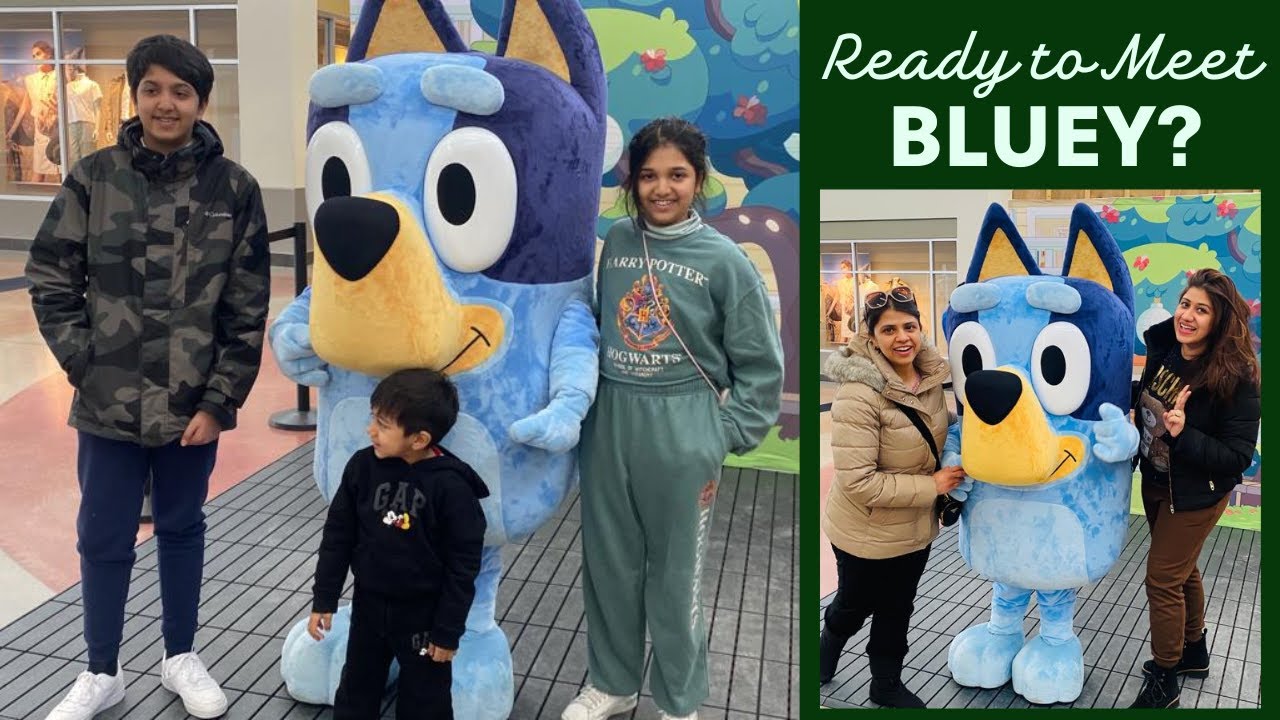 Swimming in -10 | Meet & Greet Bluey Cartoon | March Break # ...