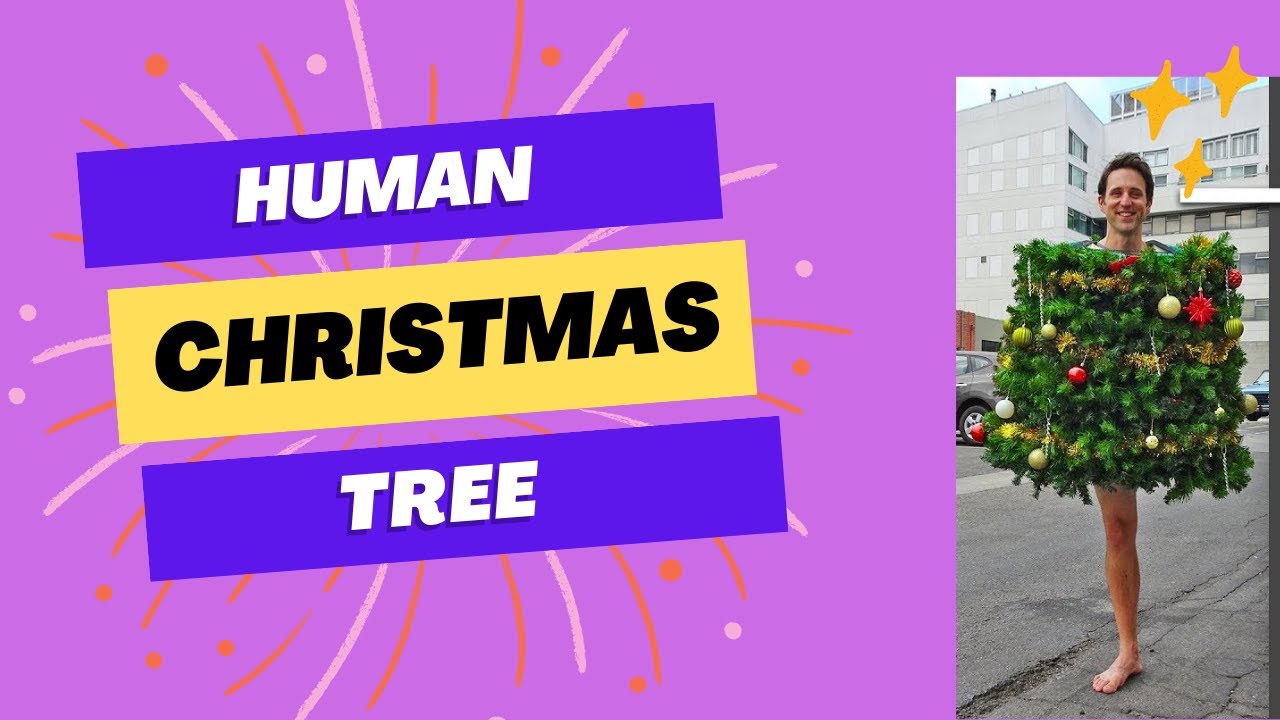 Human Christmas tree - Minute to win it games - Mr. One2 family - YouTube