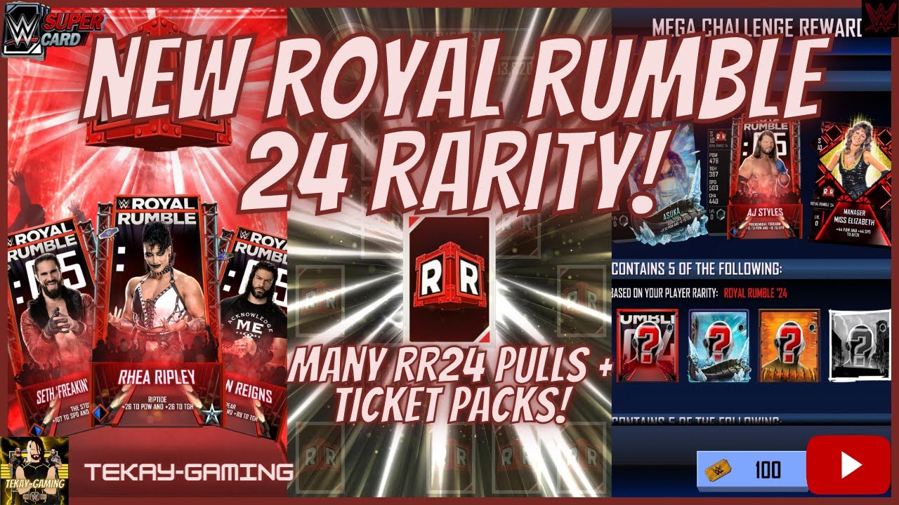 NEW ROYAL RUMBLE 24’ RARITY! RR24 FREEBIE + RR24 TICKET PACK OPENING ...