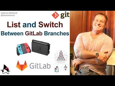How to list and switch between GitLab branches - YouTube