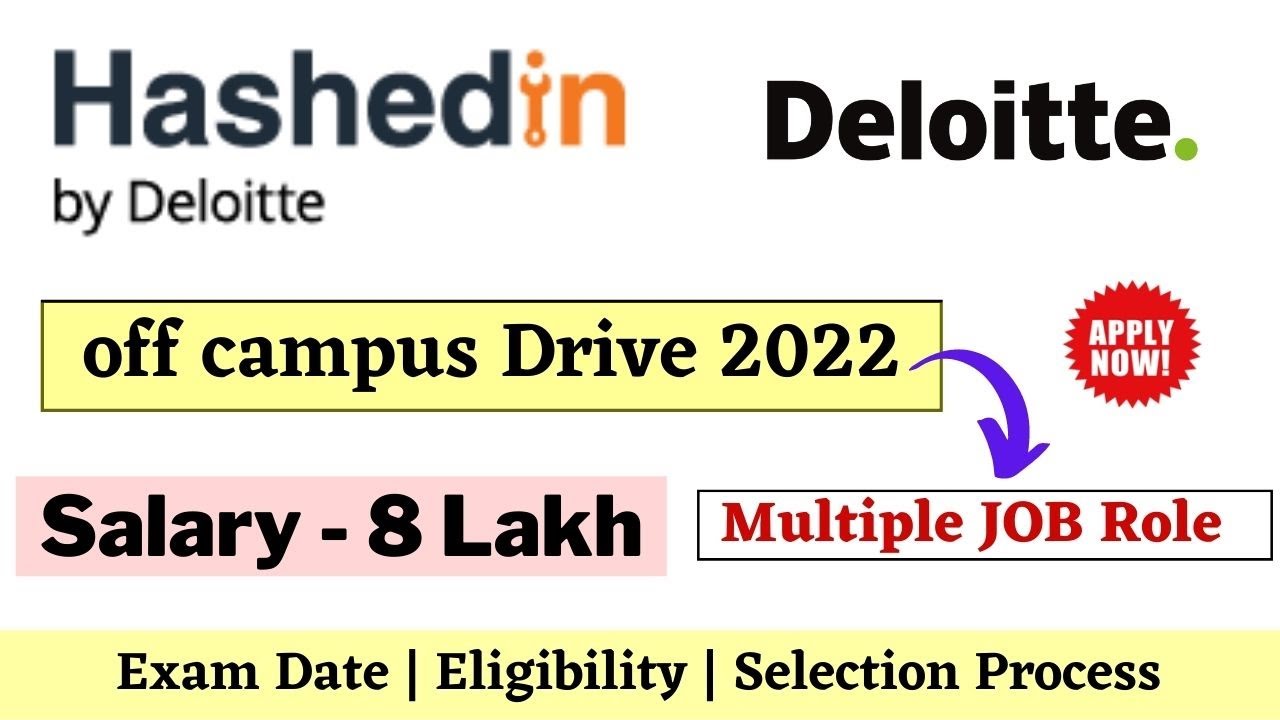 Hashedin by deloitte Off Campus Drive 2022 - Salary 8LPA | Hashedin ...