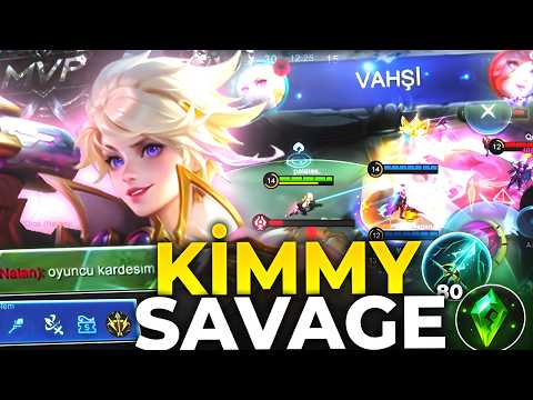 SAVAGE ATTIĞIMI SONRADAN FARK ETTİM Kimmy - Mobile Legends