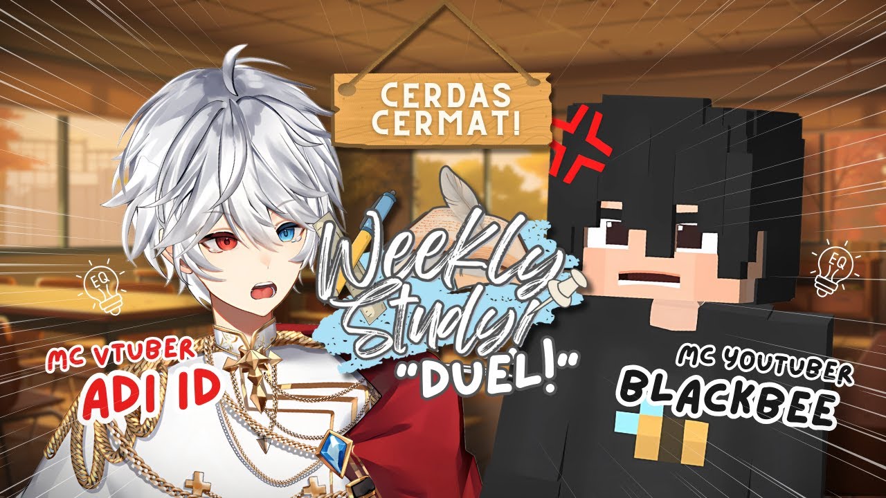 【VtuberID】 WEEKLY STUDY DUEL! - CERDAS CERMAT 2 MINECRAFT YOUTUBER ...