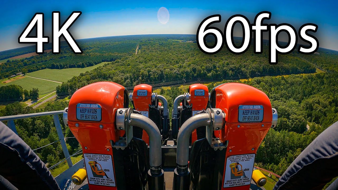 Intimidator 305 back seat on-ride 4K POV @60fps Kings Dominion - YouTube