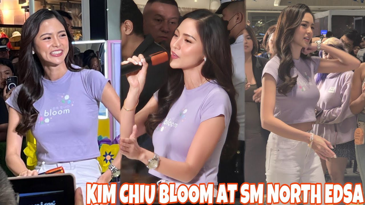 KIM CHIU LIVE VIDEO FACE BY BLOOM AT SM NORTH EDSA - YouTube