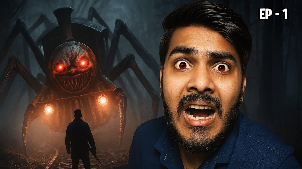 Choo Choo Charles Monster Train with YouTubeHaiMera #shortslive # ...