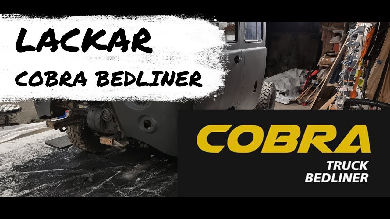 Lackering av hel bil med COBRA BEDLINER - YouTube