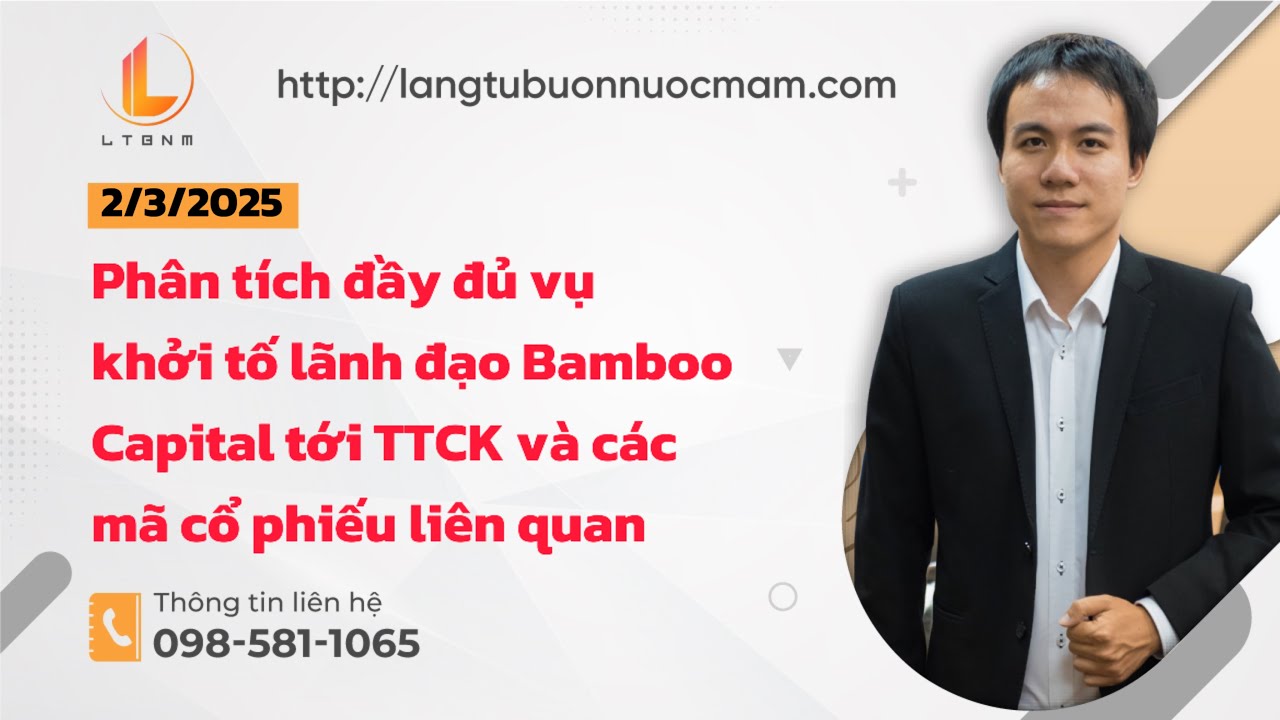 Phân tích đầy đủ ảnh hưởng vụ khởi tố lãnh đạo Bamboo Capital tới thị ...