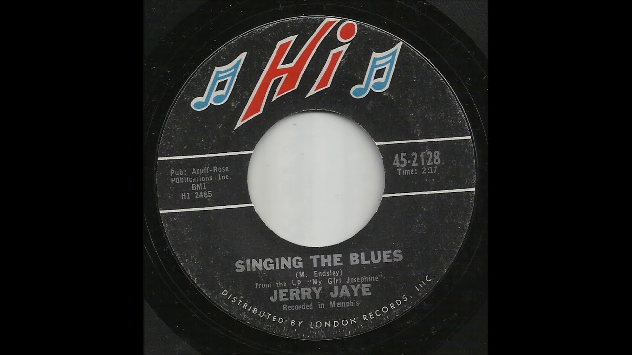 Jerry Jaye - Singing The Blues - YouTube