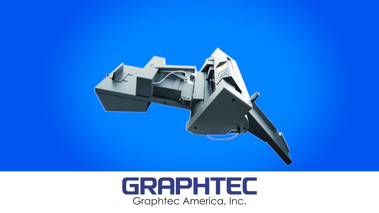 Graphtec Automatic Sheet Cutter - YouTube