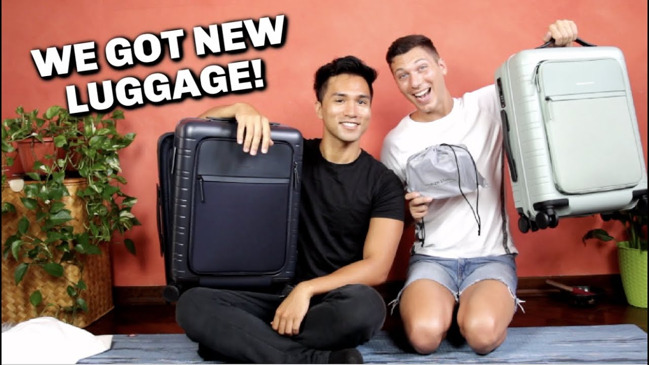 UNBOXING OUR NEW LUGGAGE FROM HORIZN STUDIOS! | SMART LUGGAGE - YouTube