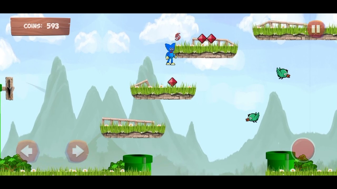 Super adventure run Huggy Wuggy level 1 #huggywuggy #adventure #running ...