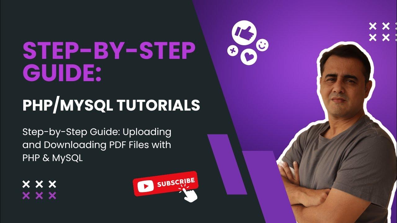 Step-by-Step Guide: Uploading and Downloading PDF Files with PHP & MySQL | socialtejas - YouTube