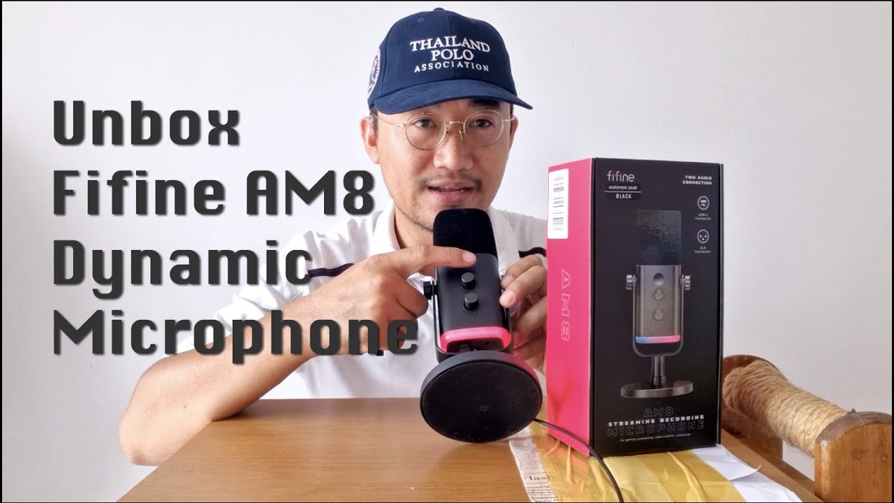 Unbox Fifine AM8 Dynamic Microphone - YouTube