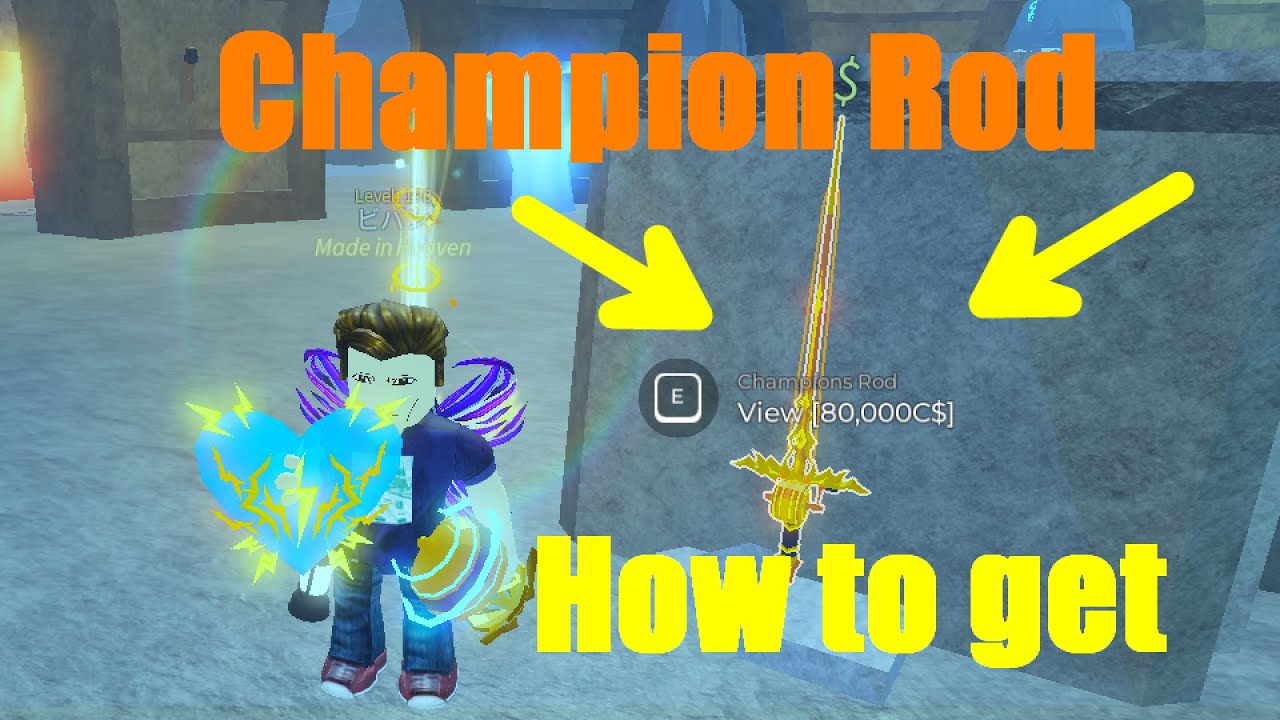 CHAMPIONS ROD STATS Fisch! (How to Get Champions Rod in Fisch) Roblox ...