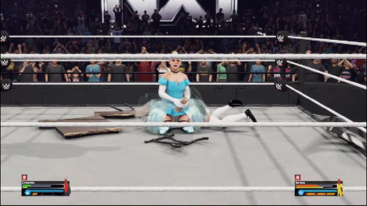Cinderella Vs Barasia WWE 2K25 - YouTube