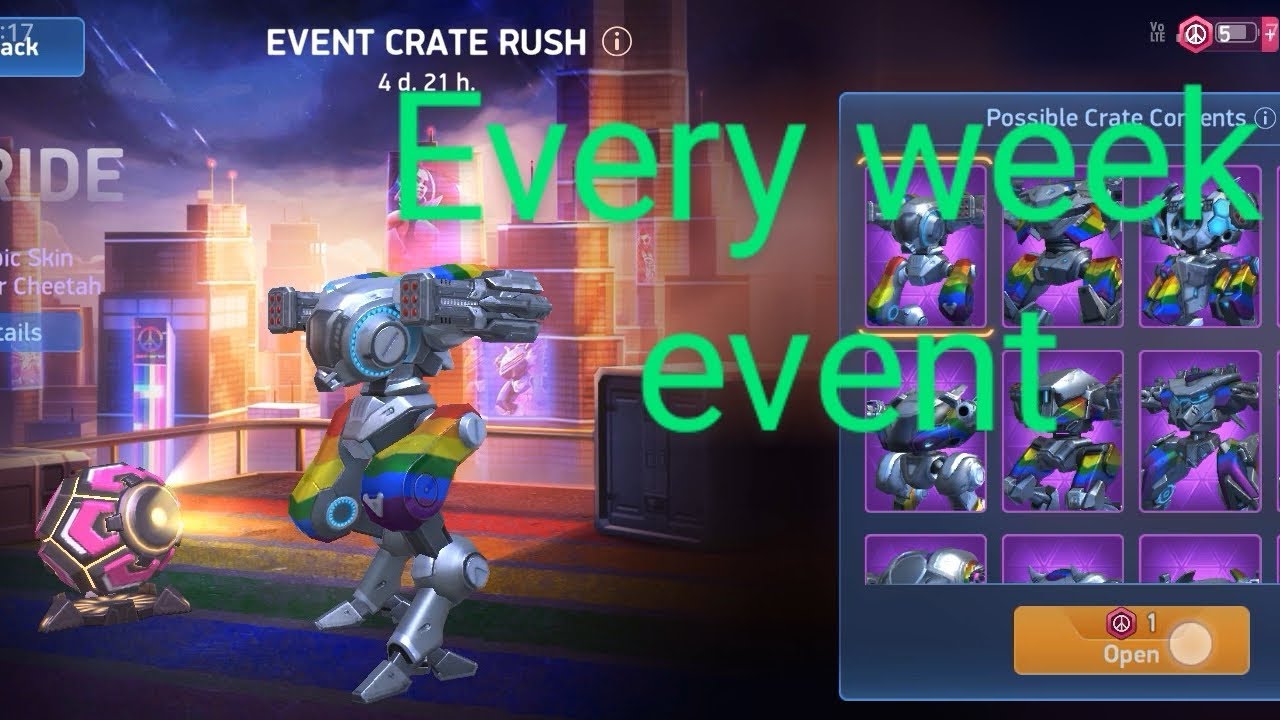 Event crate rush (Every week a skin event will come)😀# ...