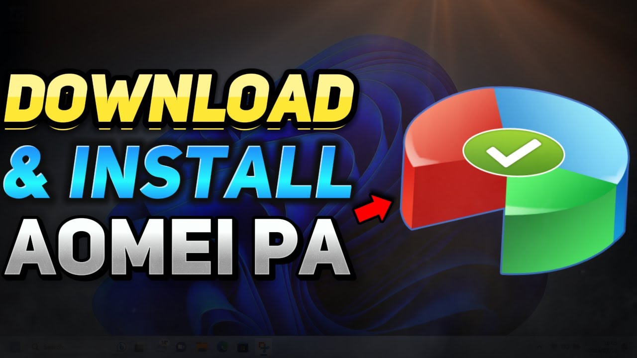 How to Download and Install AOMEI Partition Assistant Free (Windows 10/11 Tutorial) - YouTube