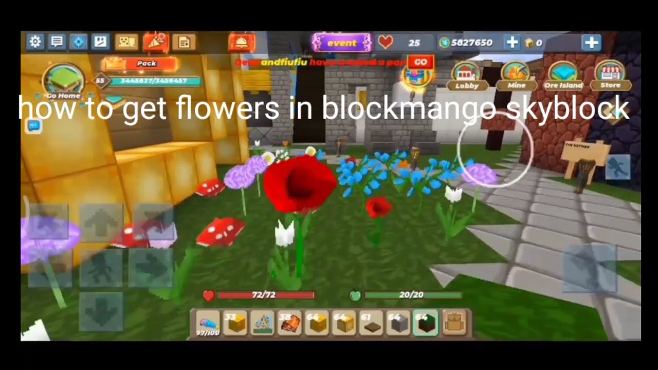 How To Get Flowers In Blockmango Skyblock YouTube how-to-get-flowers-in-blockmango-skyblock-youtube