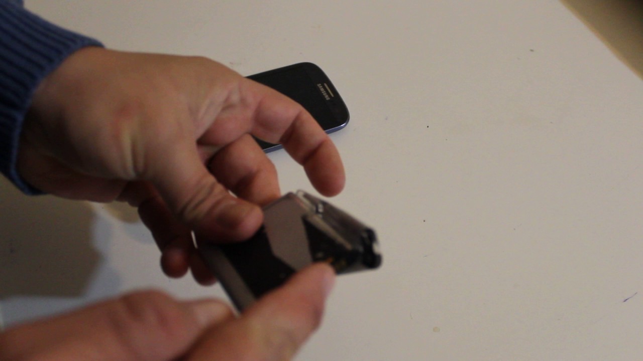 tracking chip in the phone battery - YouTube